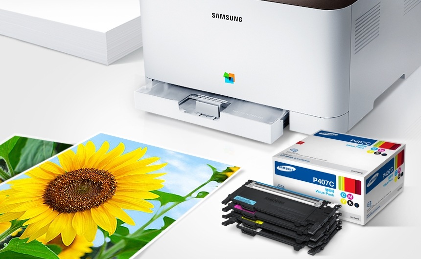 컬러 레이저프린터 토너 4색 패키지 | CLT-P407C | Samsung 대한민국