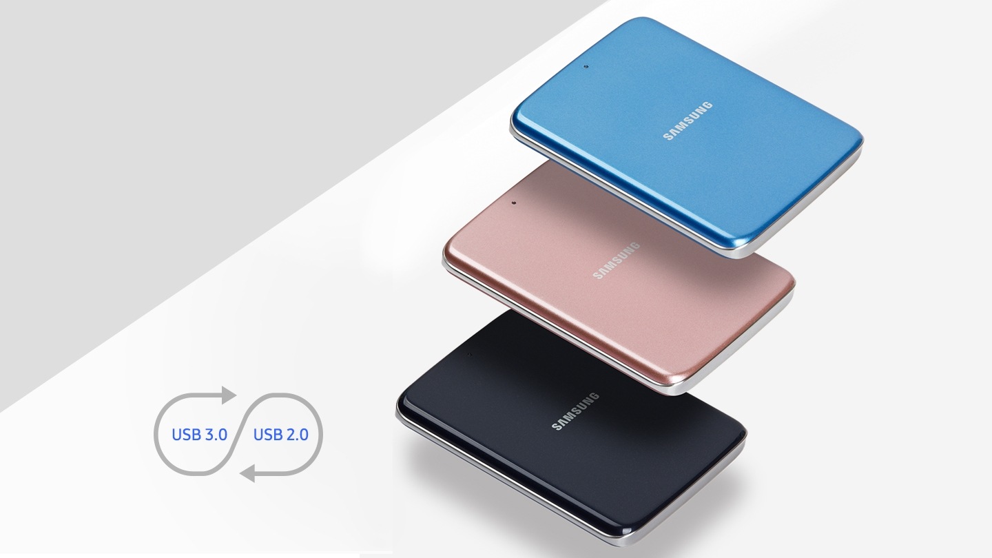 외장HDD H3 1TB 코랄블루 | HX-MK10H18 | Samsung 대한민국