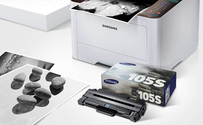 흑백 레이저프린터 토너 1,500매 | MLT-D105S | Samsung 대한민국