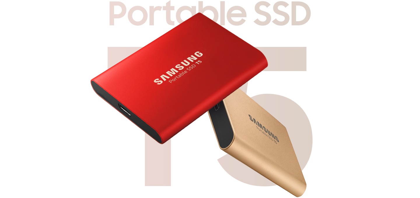 포터블 SSD T5 USB 3.1 1TB (레드) | MU-PA1T0R/WW | Samsung 대한민국
