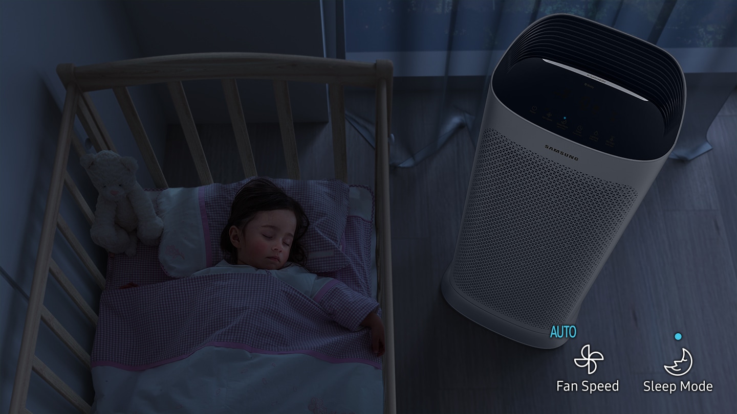 AIR PURIFIER (เครื่องฟอกอากาศ) SAMSUNG AX90R7080WD/ST BLUE SKY AX7500