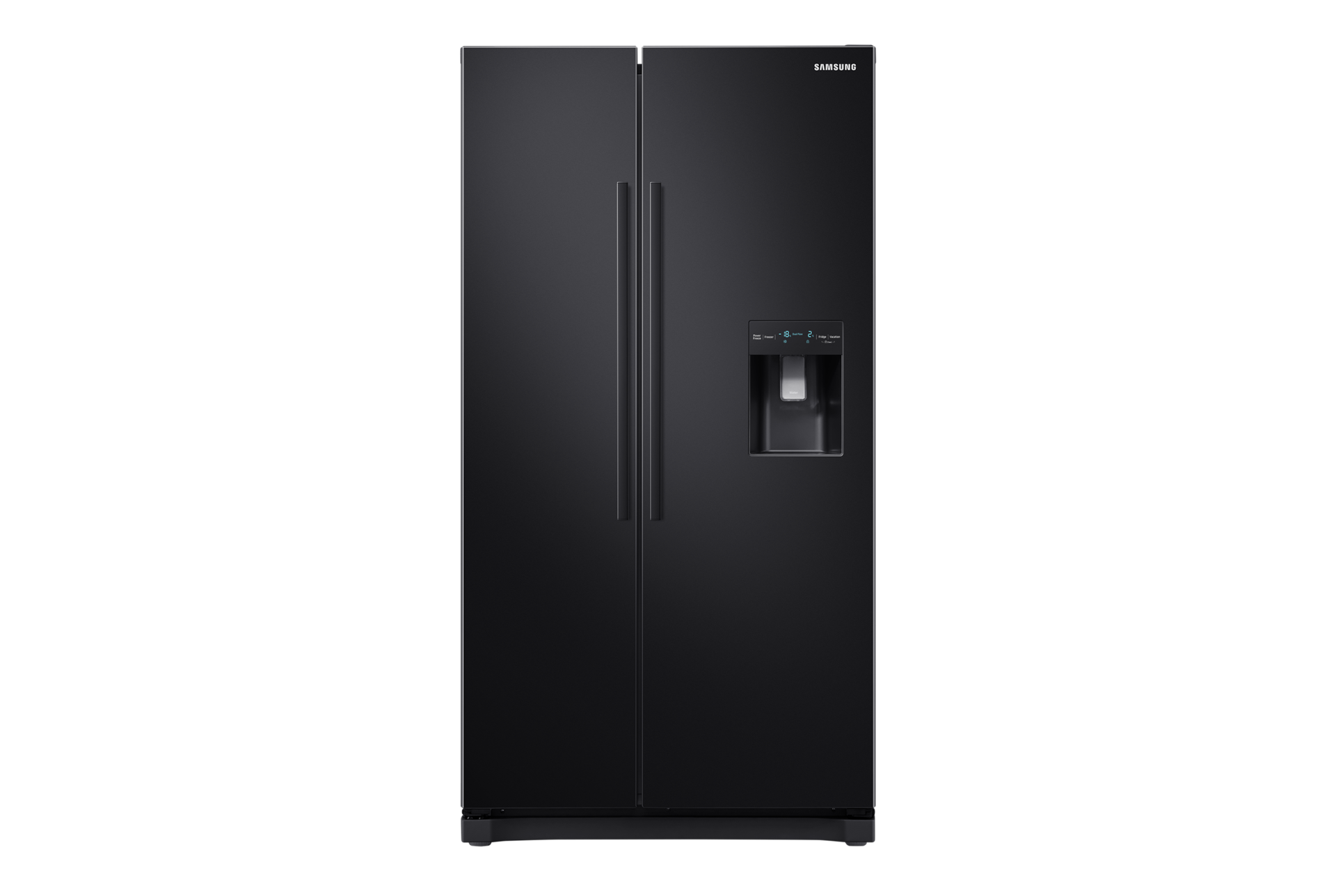 Samsung RS3000 RS52N3313BC EU American Style Fridge Freezer with Non Plumbed Water Dispenser Black Samsung Support UK