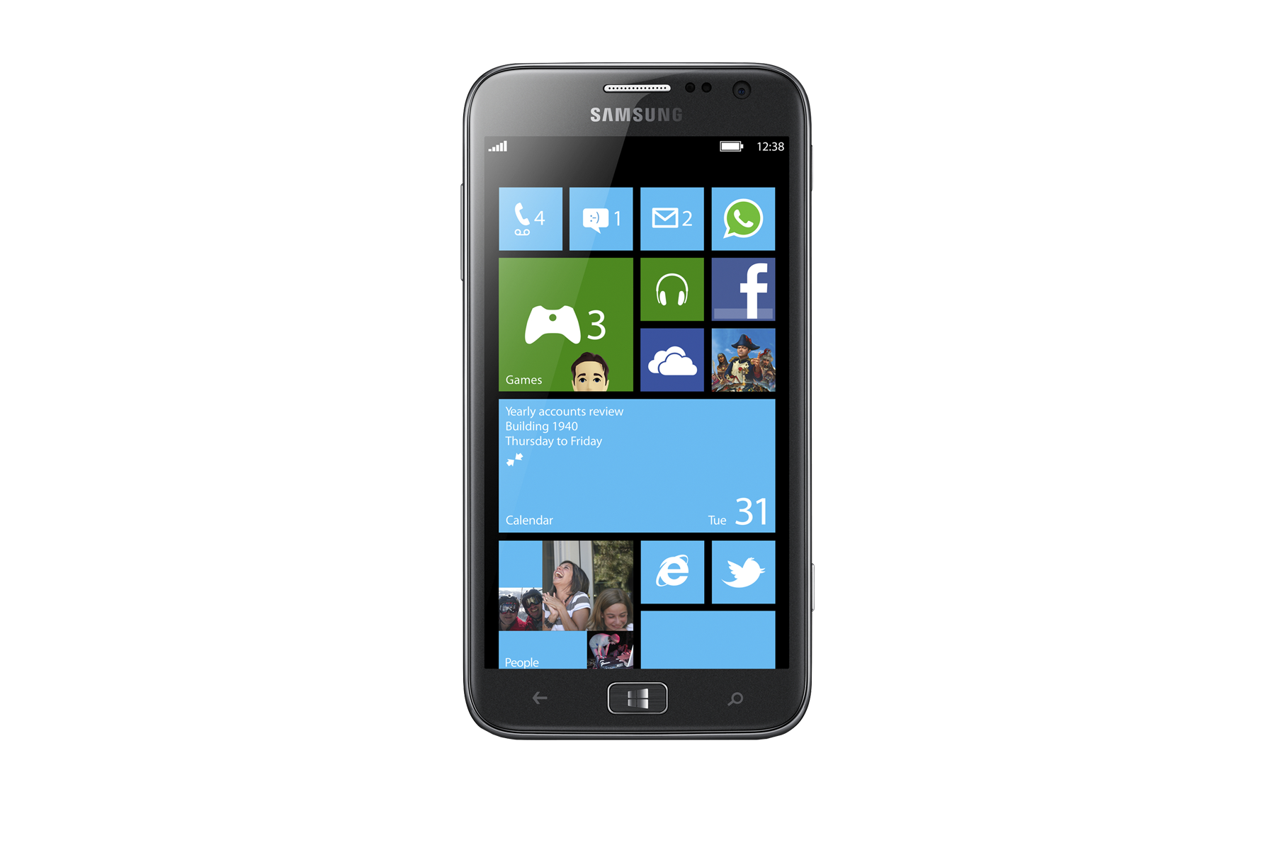 Samsung Samsung ATIV S (Silver) - Full Specs | Samsung UK