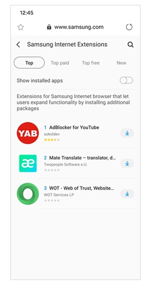 삼성 인터넷 | 앱 & 서비스 | Samsung 대한민국