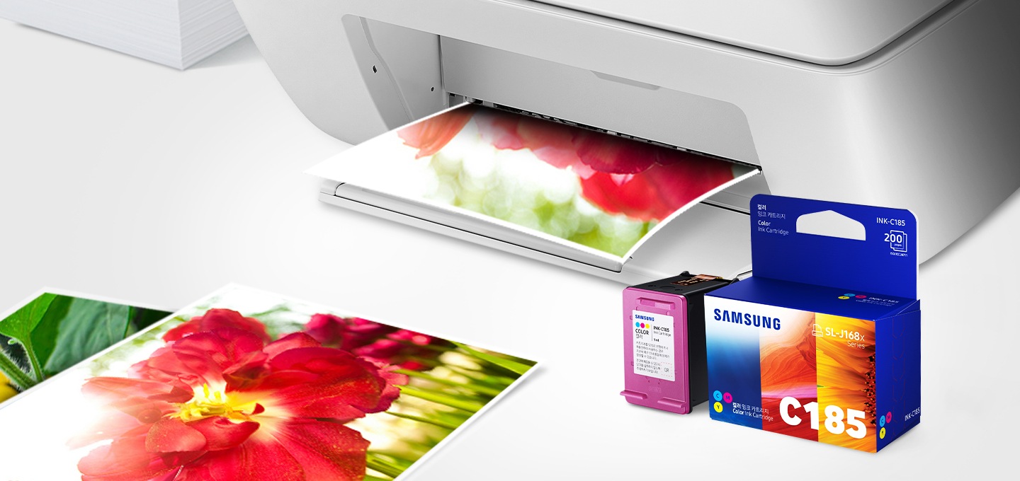 잉크젯 프린터 잉크 200매 (멀티) | INK-C185 | Samsung 대한민국