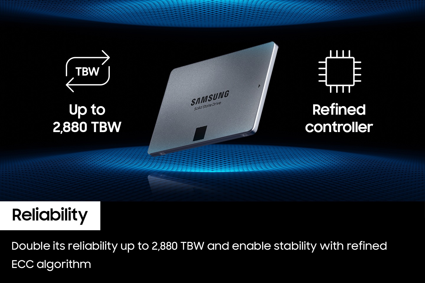 내장 SSD 870 QVO SATA 2 TB | MZ-77Q2T0BW | Samsung 대한민국