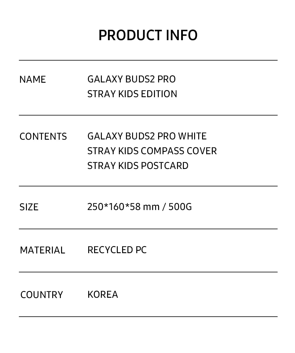 Galaxy Buds2 Pro Stray Kids Edition