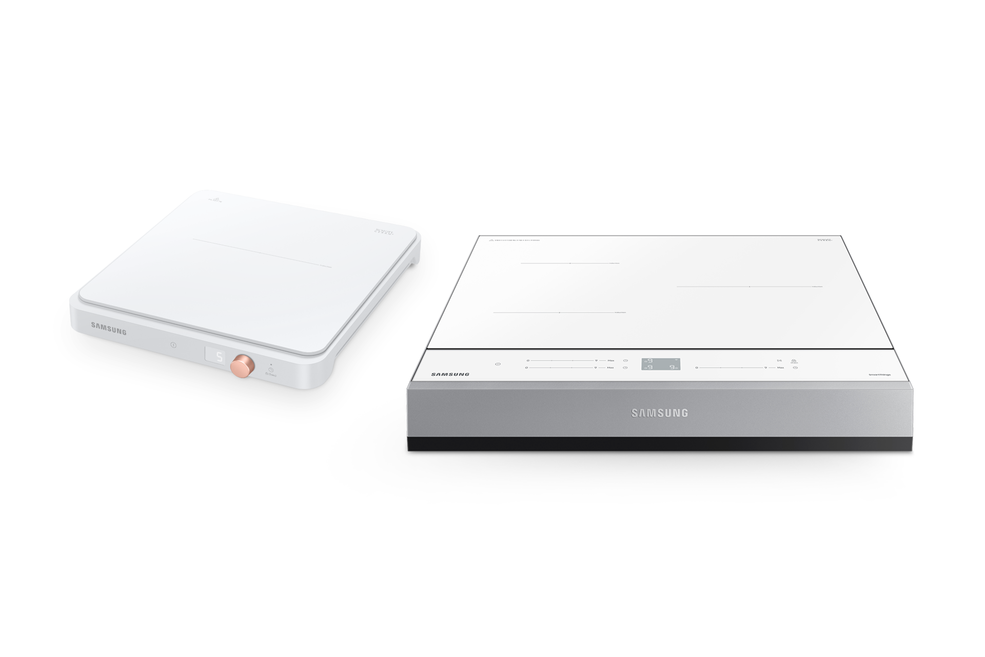 BESPOKE 인덕션 + 더 플레이트 인덕션 1구 | NZ63A8708WP | Samsung 대한민국