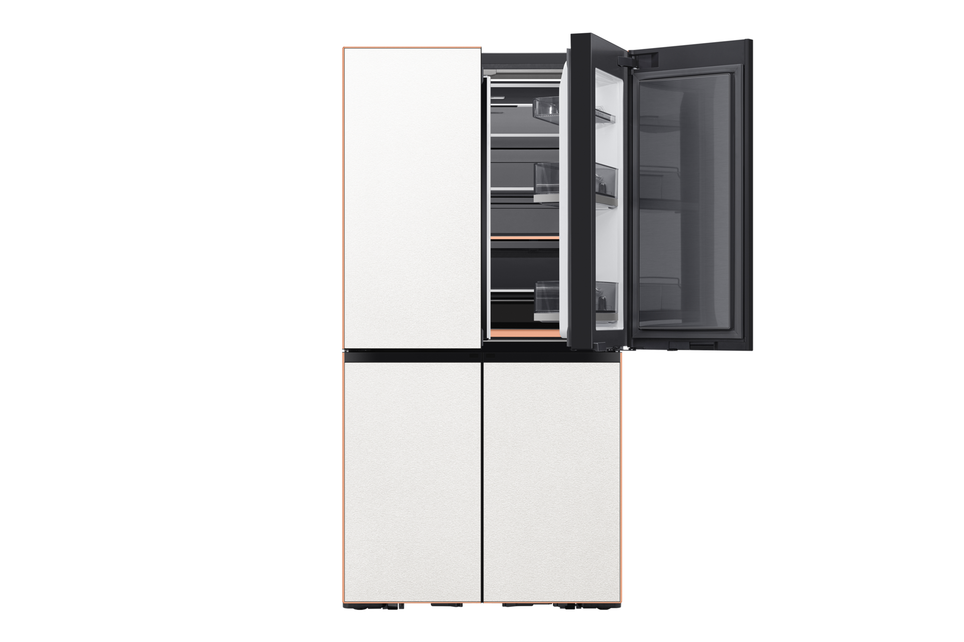 BESPOKE 냉장고 Infinite Line 4도어 919 L (이온살균) | RF10B9955APG | Samsung 대한민국