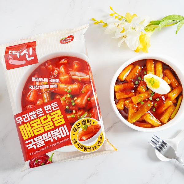 동원 떡볶이의신_매콤달콤국물떡볶이395g x 4봉