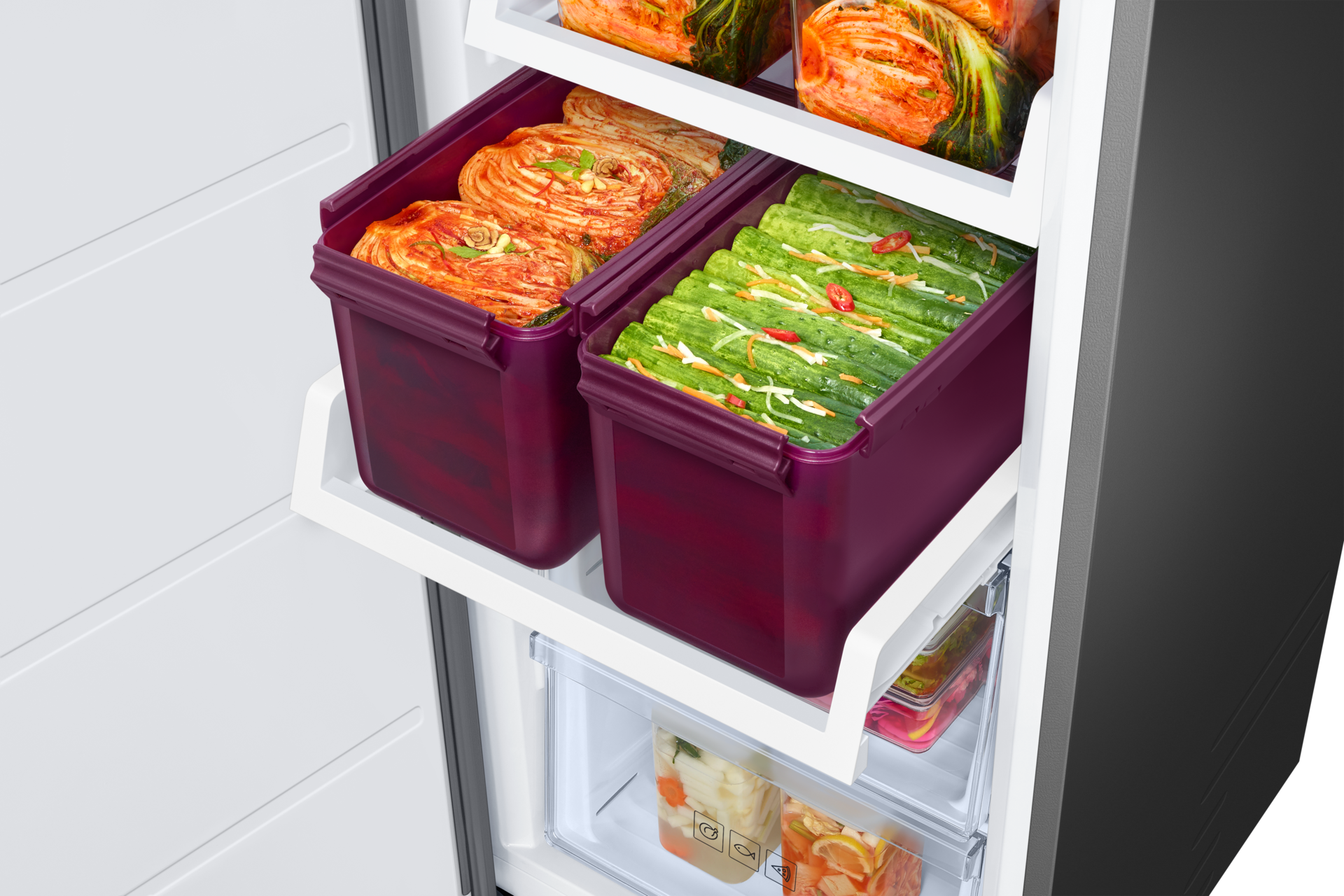 BESPOKE 김치플러스 1도어 319 LㅣRQ32B76A5AP39ㅣSamsung 대한민국