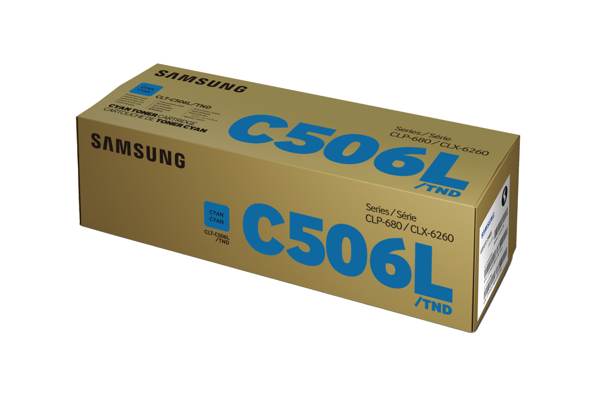컬러 레이저 프린터 토너 3,500매 (사이안) | CLT-C506L/TND | Samsung 대한민국
