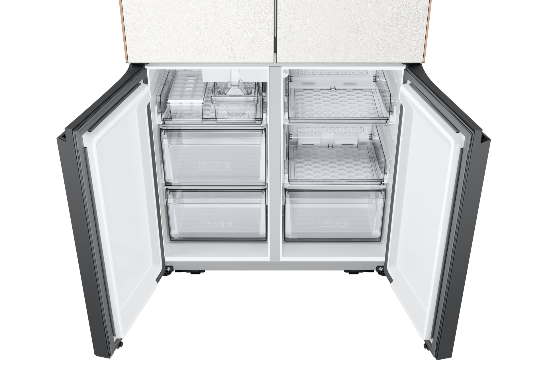 BESPOKE 냉장고 Infinite Line 4도어 키친핏 585L | RF60C99A2W5G | Samsung 대한민국