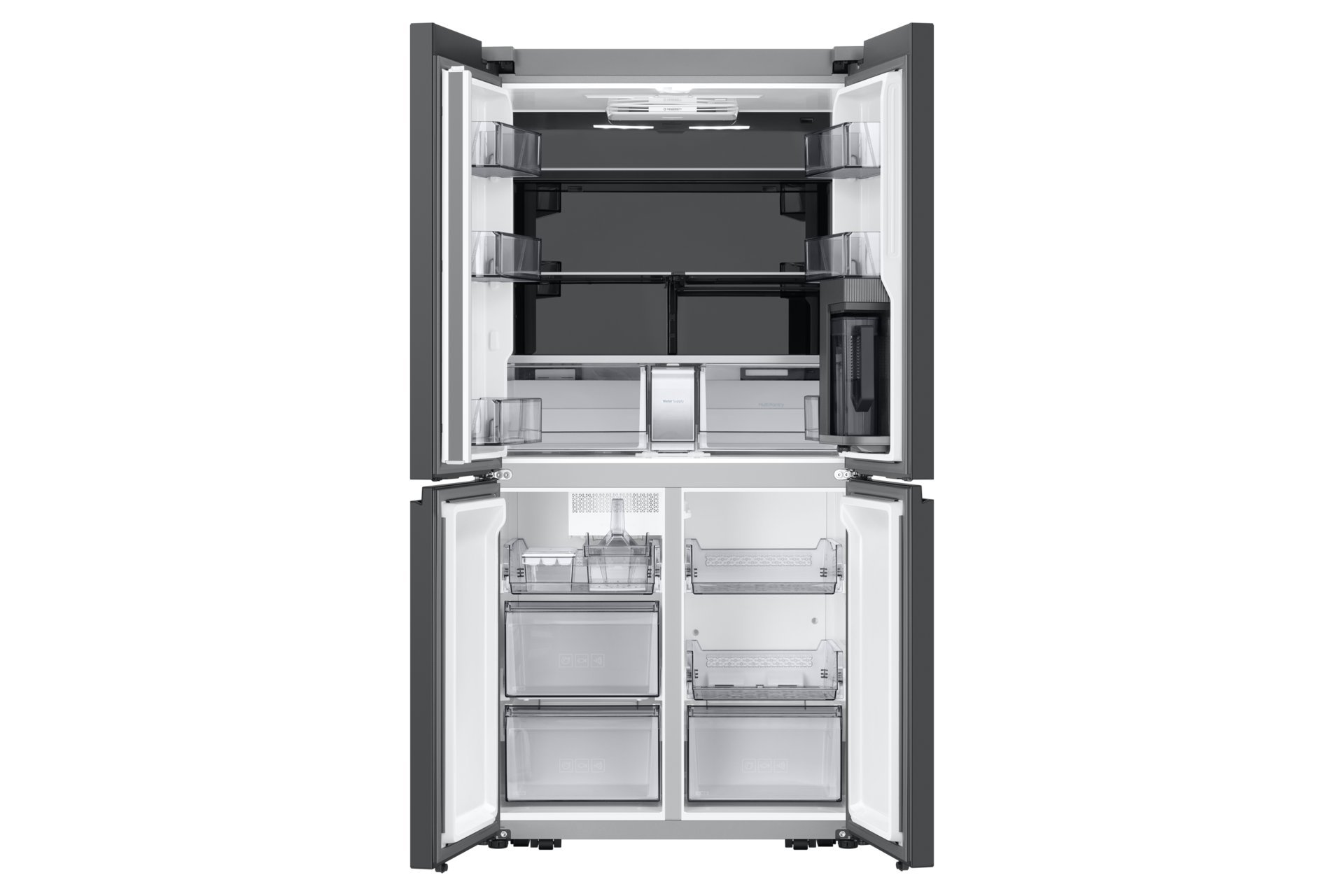 BESPOKE 냉장고 Infinite Line 4도어 키친핏 585L | RF60C99A2W5G | Samsung 대한민국