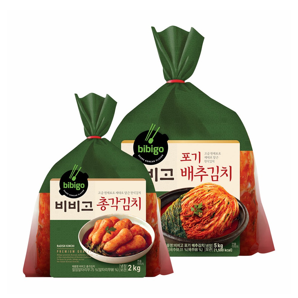 [CJ제일제당] 비비고 포기배추김치 5kg + 총각김치 2kg | CJ제일제당 대한민국
