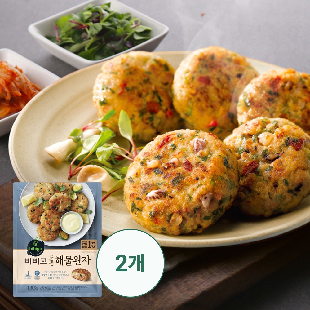 [CJ제일제당] 비비고 도톰해물완자 340g x 2개 | CJ제일제당 대한민국