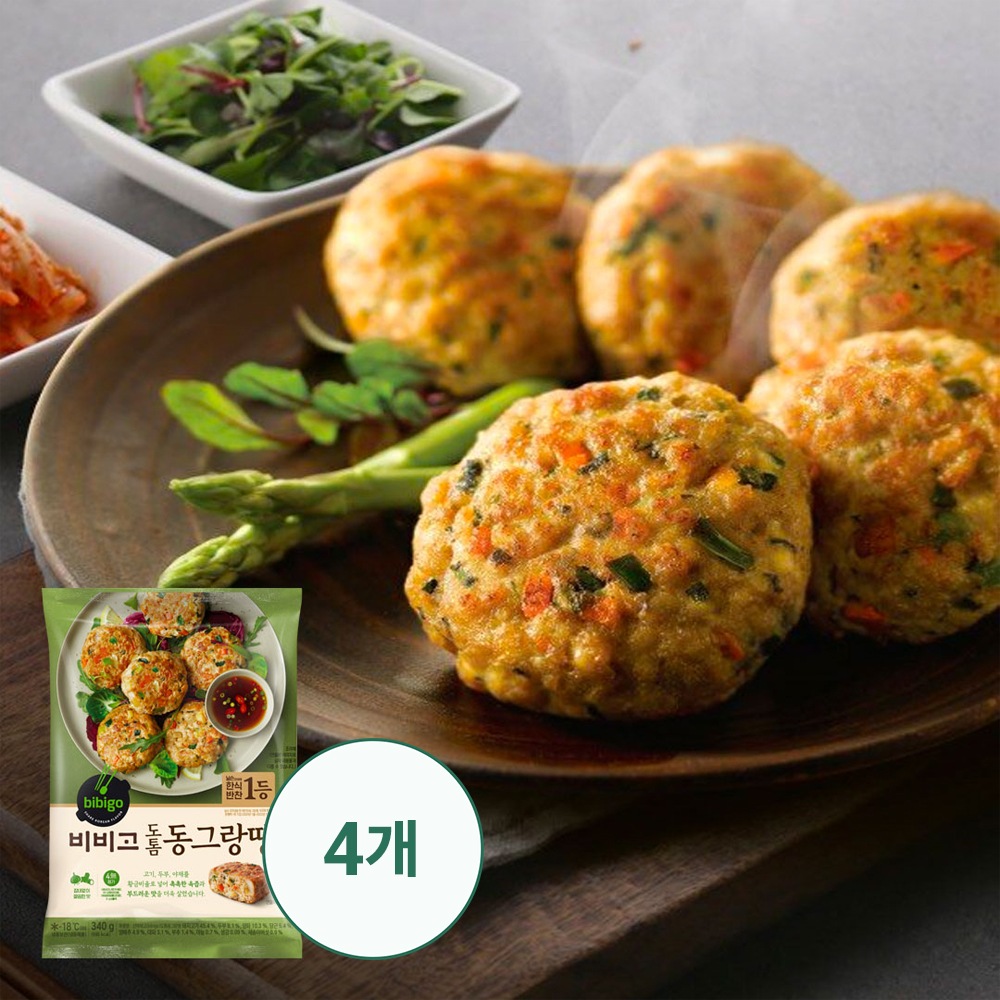 [CJ제일제당] 비비고 도톰동그랑땡 340g x 4개 | CJ제일제당 대한민국