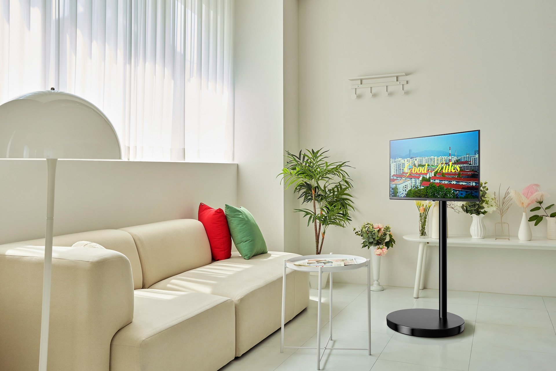 무빙 스탠드 블랙 (선반 거치대 포함) | HA-MSB-STAND-BK | Samsung 대한민국