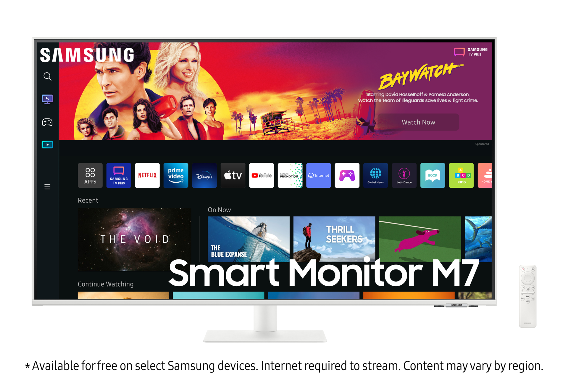 무빙스타일 M7(M70B) 화이트 (107.9 cm) | LS43BM703UK-WH | Samsung 대한민국