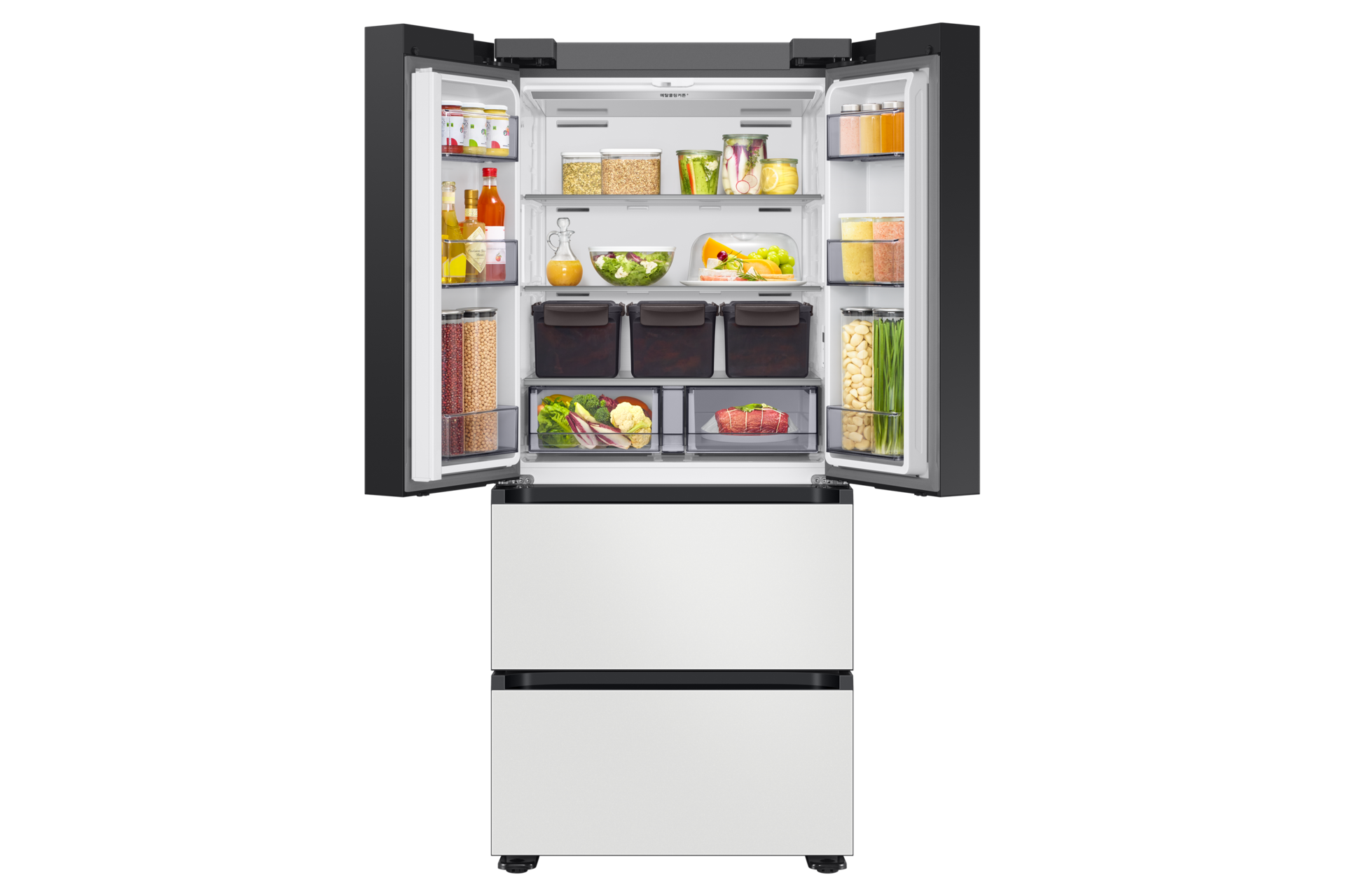 Bespoke AI 김치플러스 4도어 490L (AI 정온 모드) | RQ49DB9402AP | Samsung 대한민국