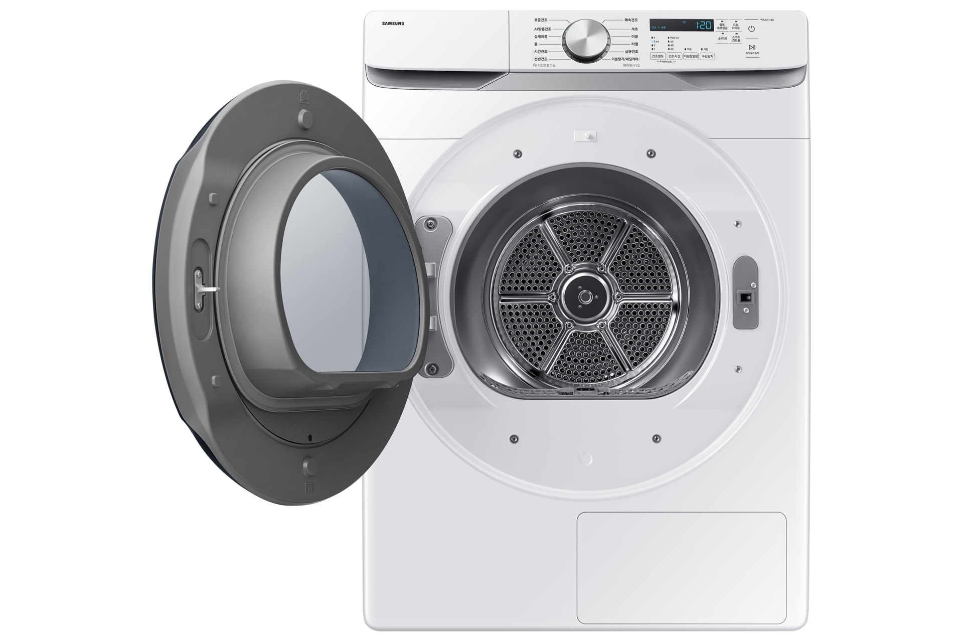 AI 건조기 21kg+상단 설치 키트 | DV21DG8200BWT | Samsung 대한민국