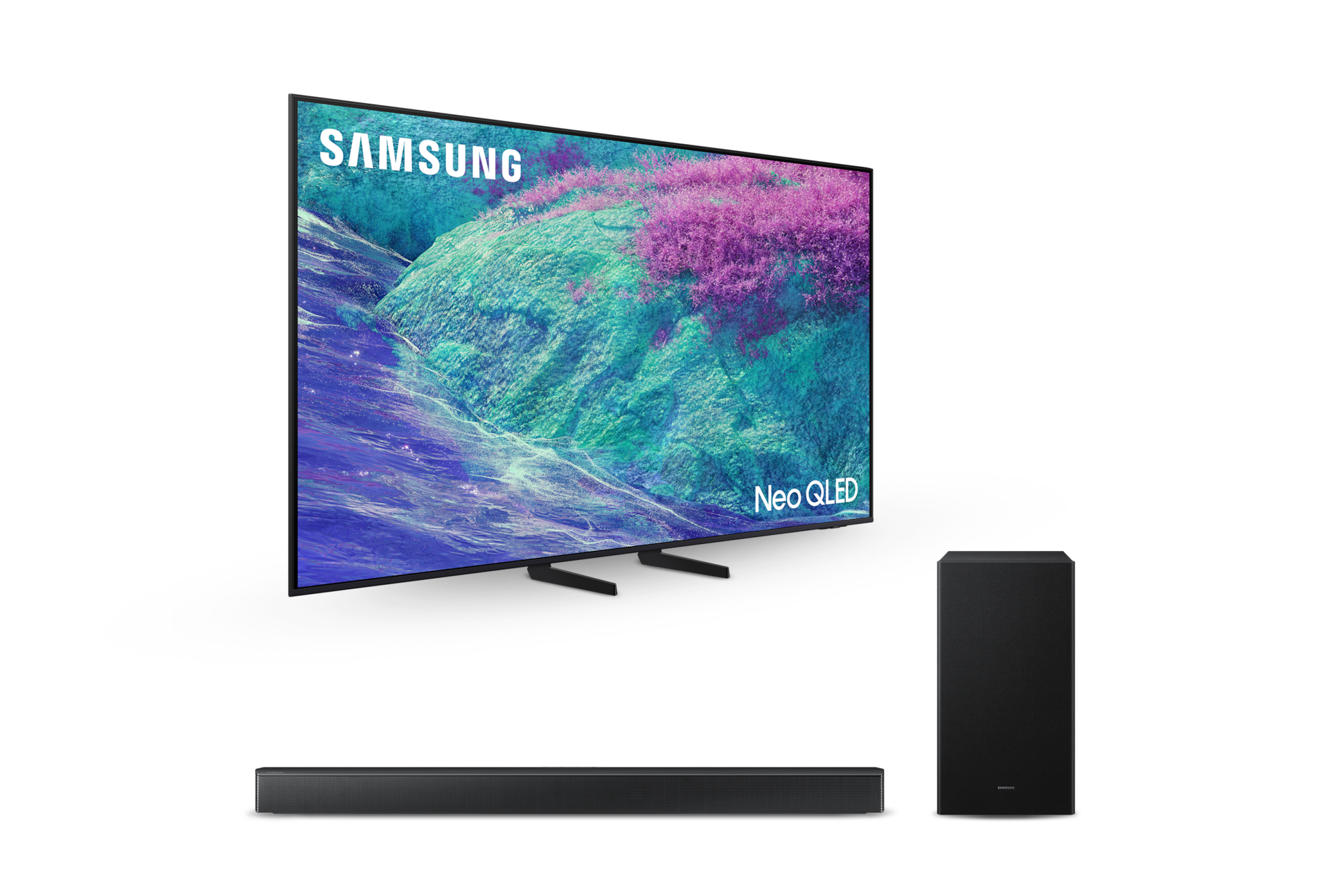 2025 Neo QLED QNFE1 (163cm)+3.1ch 사운드바 B650F | KQ65QNFE1-B6 | Samsung 대한민국
